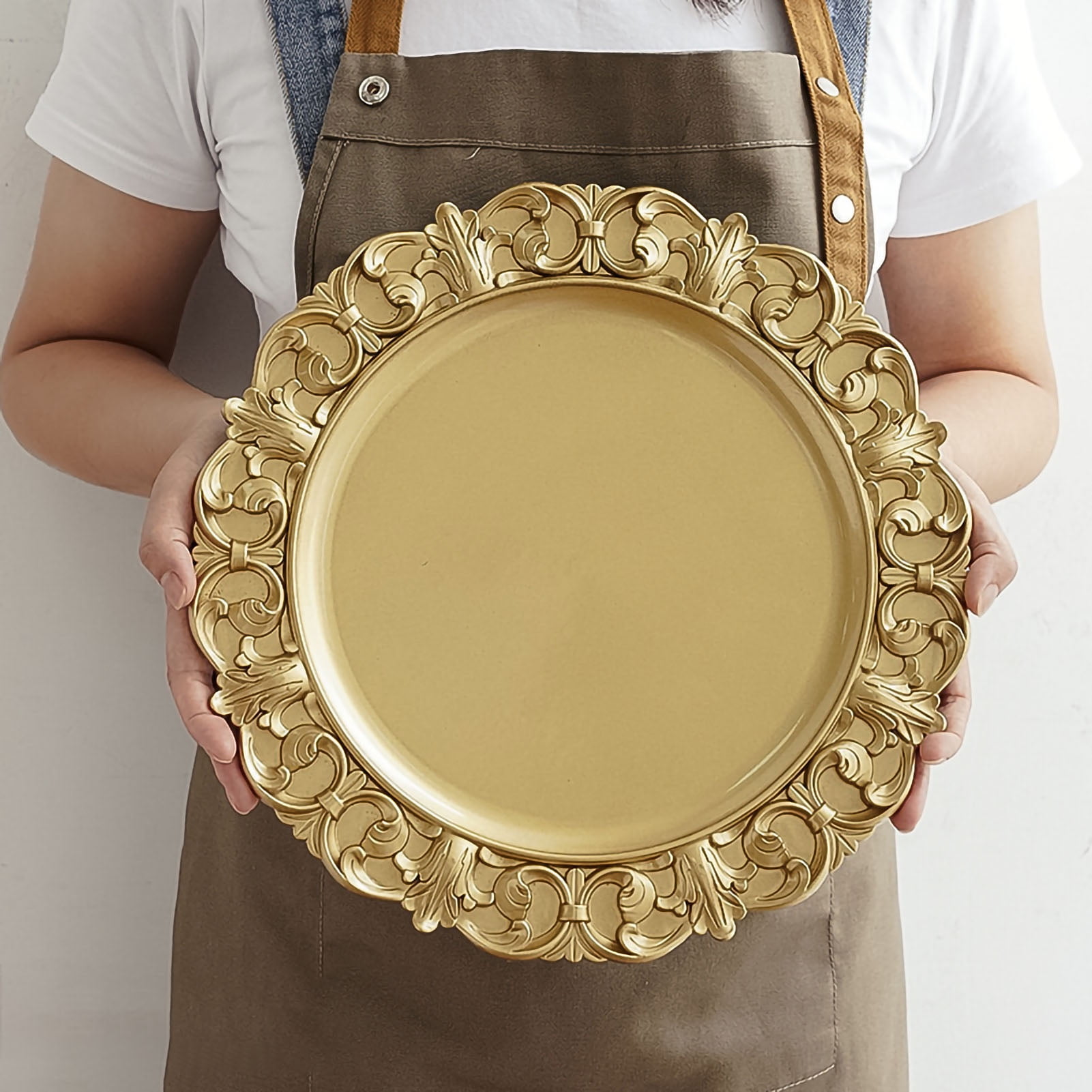 Vintage Photography Ornaments Tray Plastic Retro Storage Tray Round ...