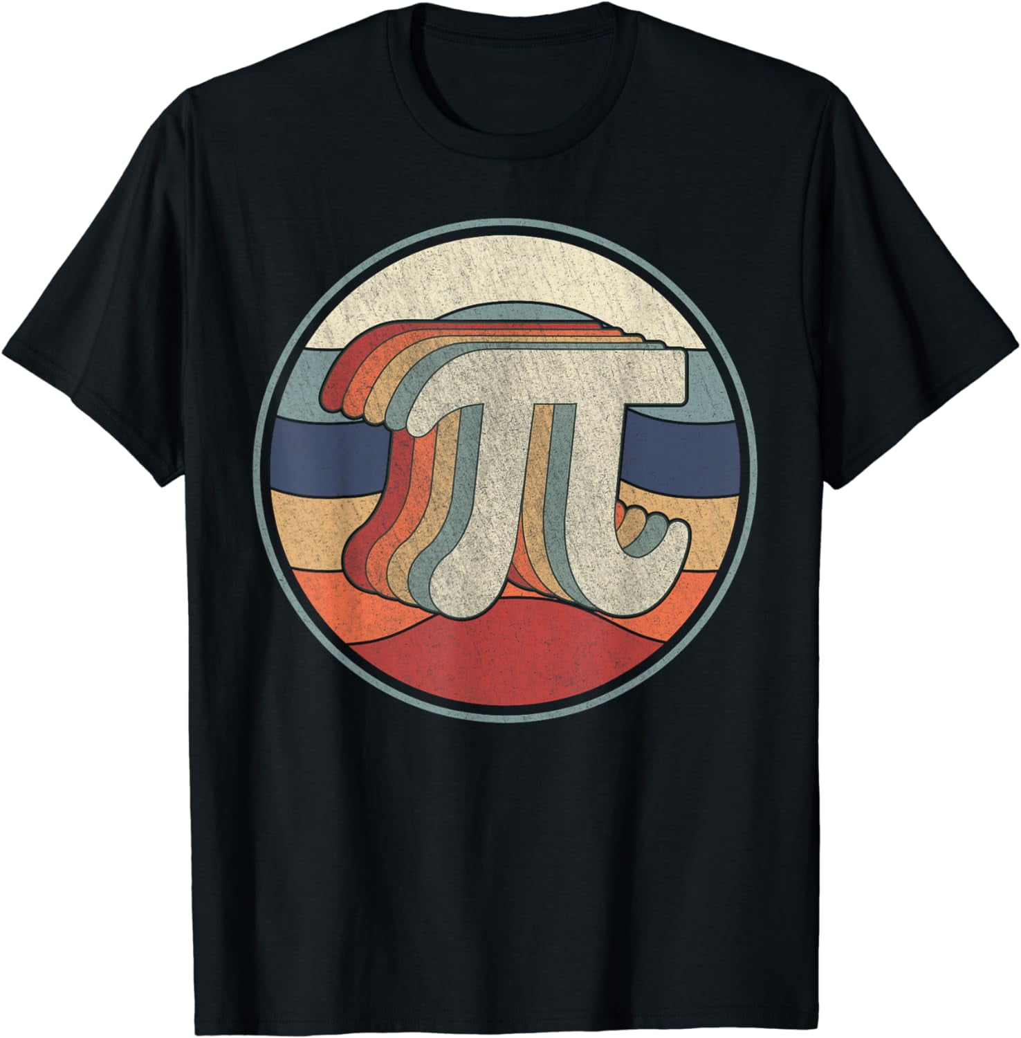 Vintage Pi Day Math 70s 80s Reto Pi Symbol Teachers T-Shirt - Walmart.com