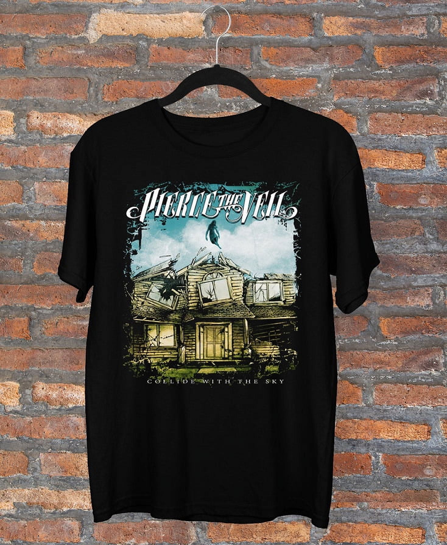 Vintage Pierce The Veil band T-shirt Black Short Sleeve All Sizes S-5Xl ...