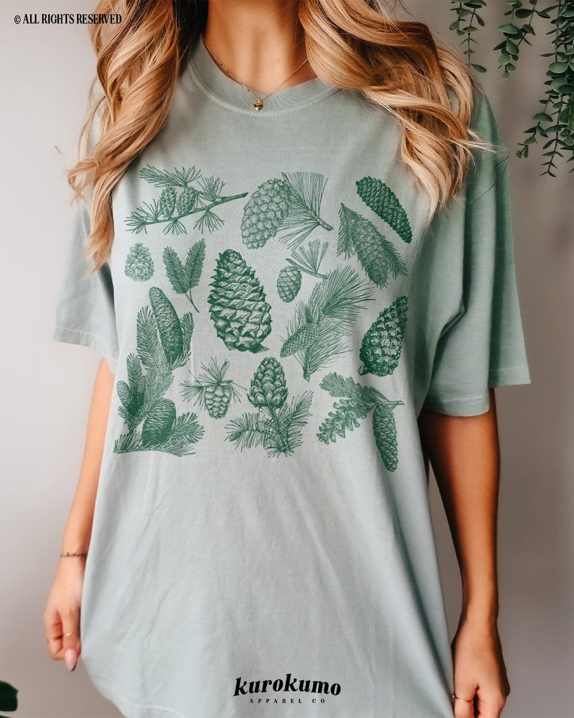 Vintage Pine Cones Tshirt Botanical Foraging Shirt Granola Girl Camping ...