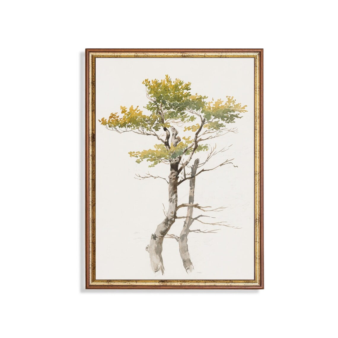 Vintage Pine Tree Poster Minimalist Autumn Landscape UNFRAMED Poster ...