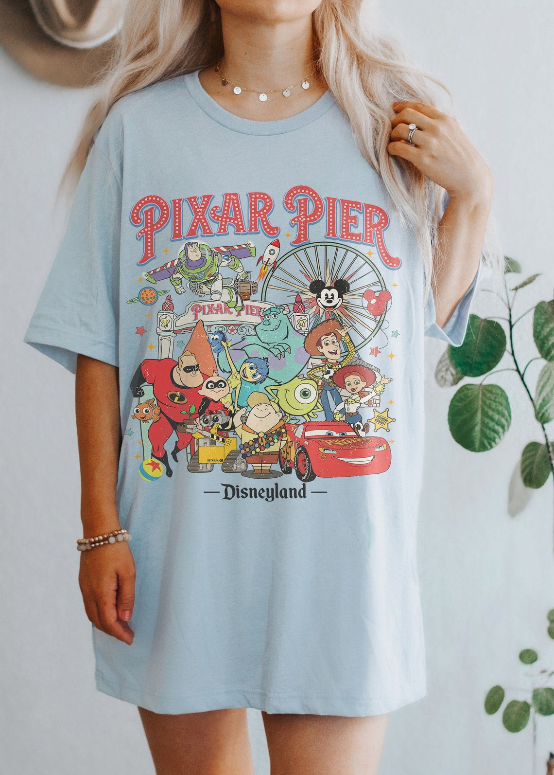 Vintage Pixar Pier Disneyland T-Shirt, Disneyland Pixar Fest 2024 Shirt ...