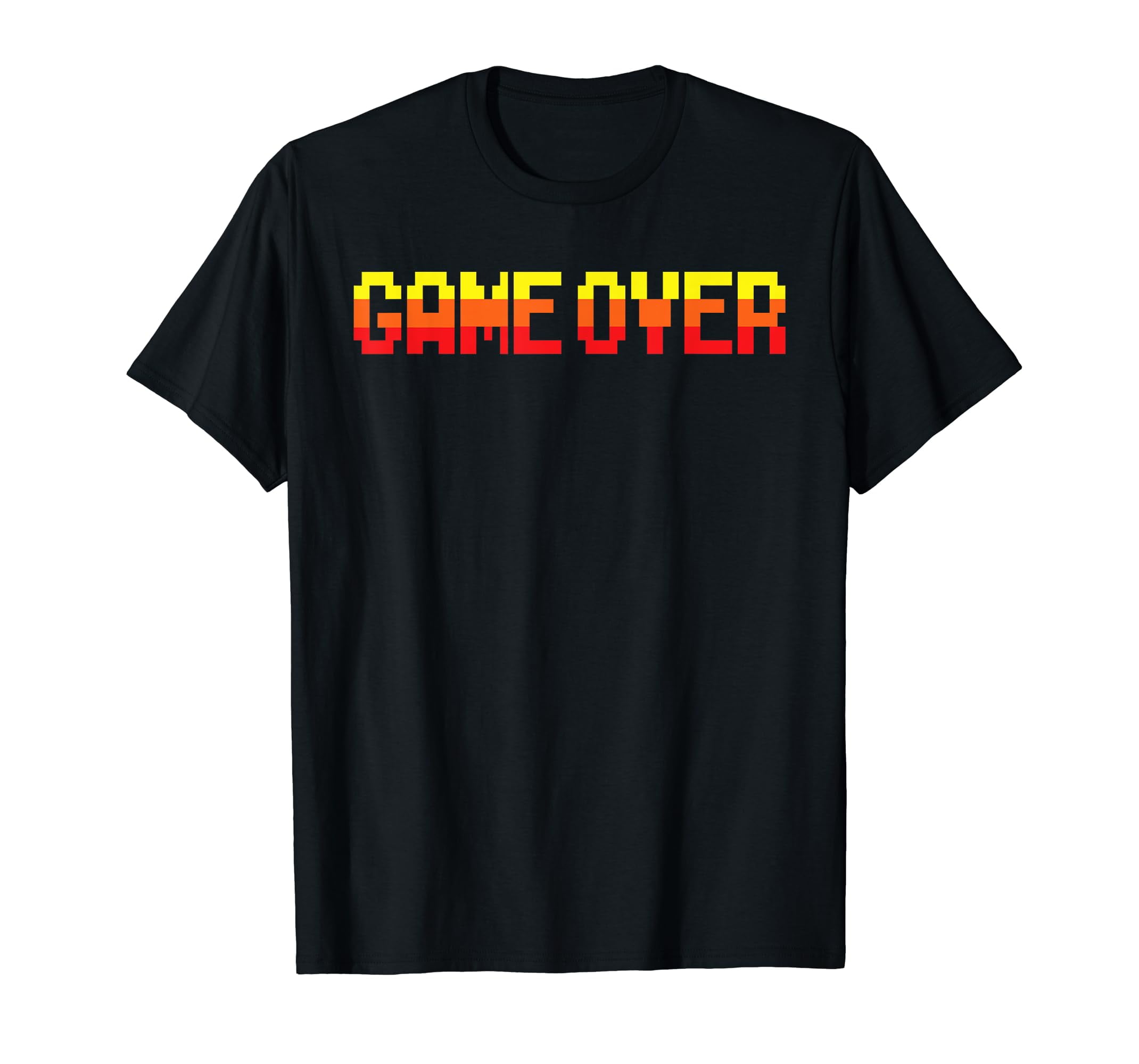 Vintage Pixelated Game Over 80s Arcade T-Shirt - Walmart.com