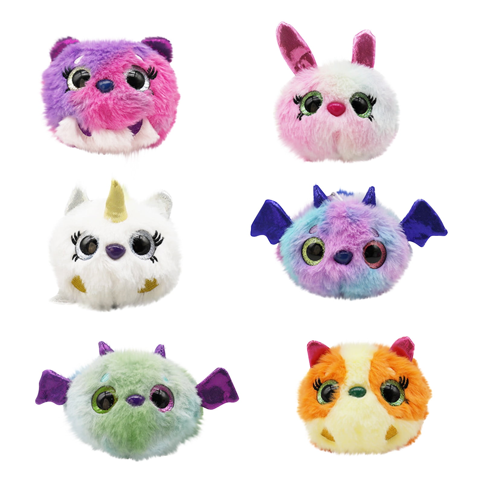 Vintage Plush Animal Mystery Box Toy with Wind-up Movement and Sound ...