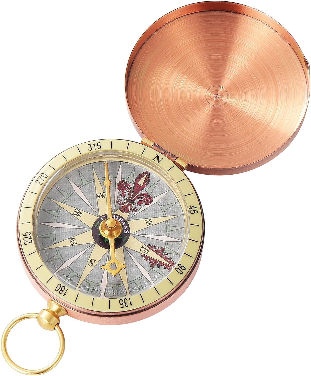 Vintage Pocket Compass for Outdoor Navigation - Walmart.com