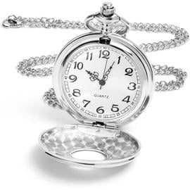 Vintage Pocket Watch, Quartz Pocket Watch With Chain, Men'S Pocket ...