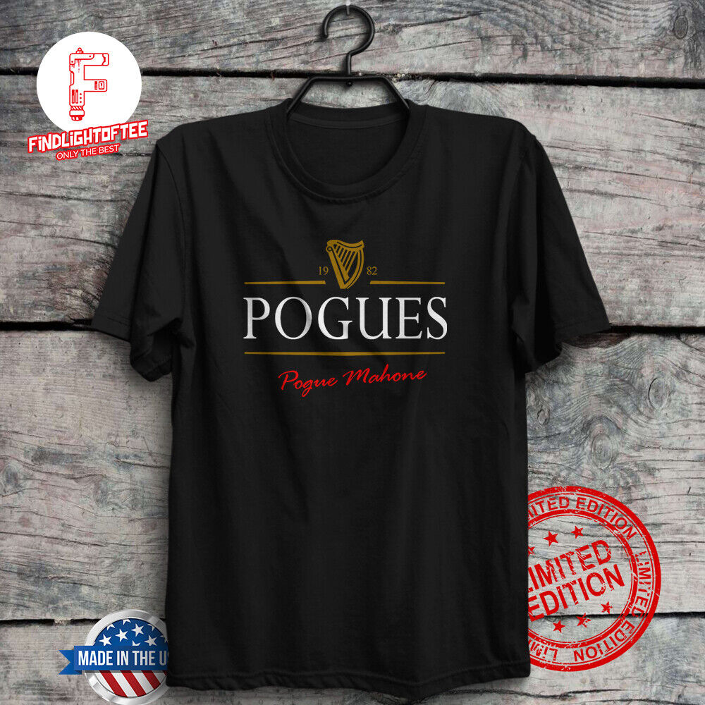 Vintage Pogue Mahone T-Shirt The Pogues Spider Stacy Andrew Ranken Joe ...