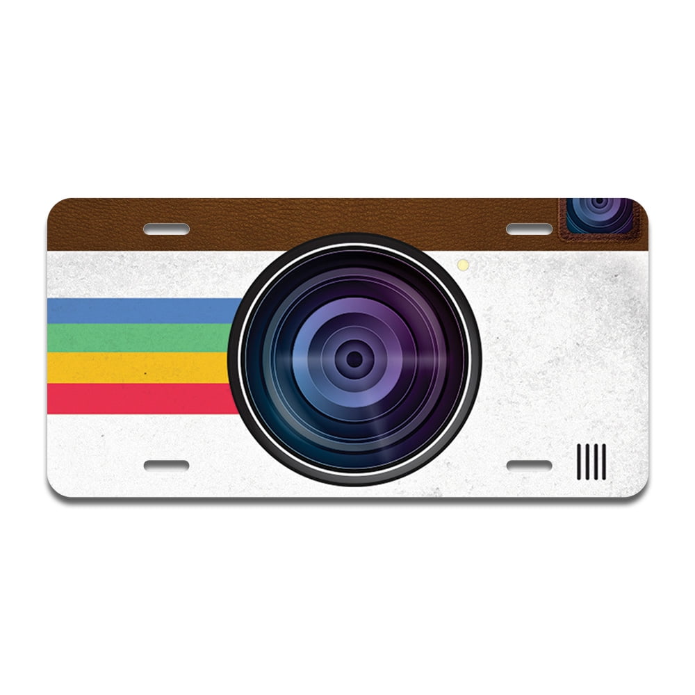 Vintage Polaroid Aluminum License Plate| License Plate 12" X 6" Fits ...