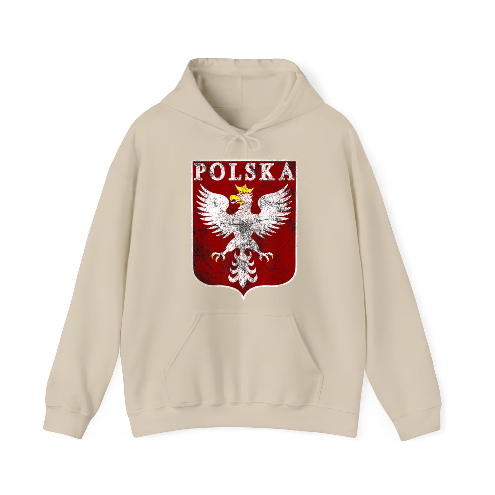 Vintage Polish Heritage Shirt – Grunge Eagle Symbol Graphic Tee New ...