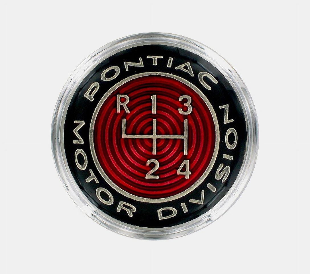 Vintage Pontiac Shifter Emblem Flat Steel Sign - Walmart.com