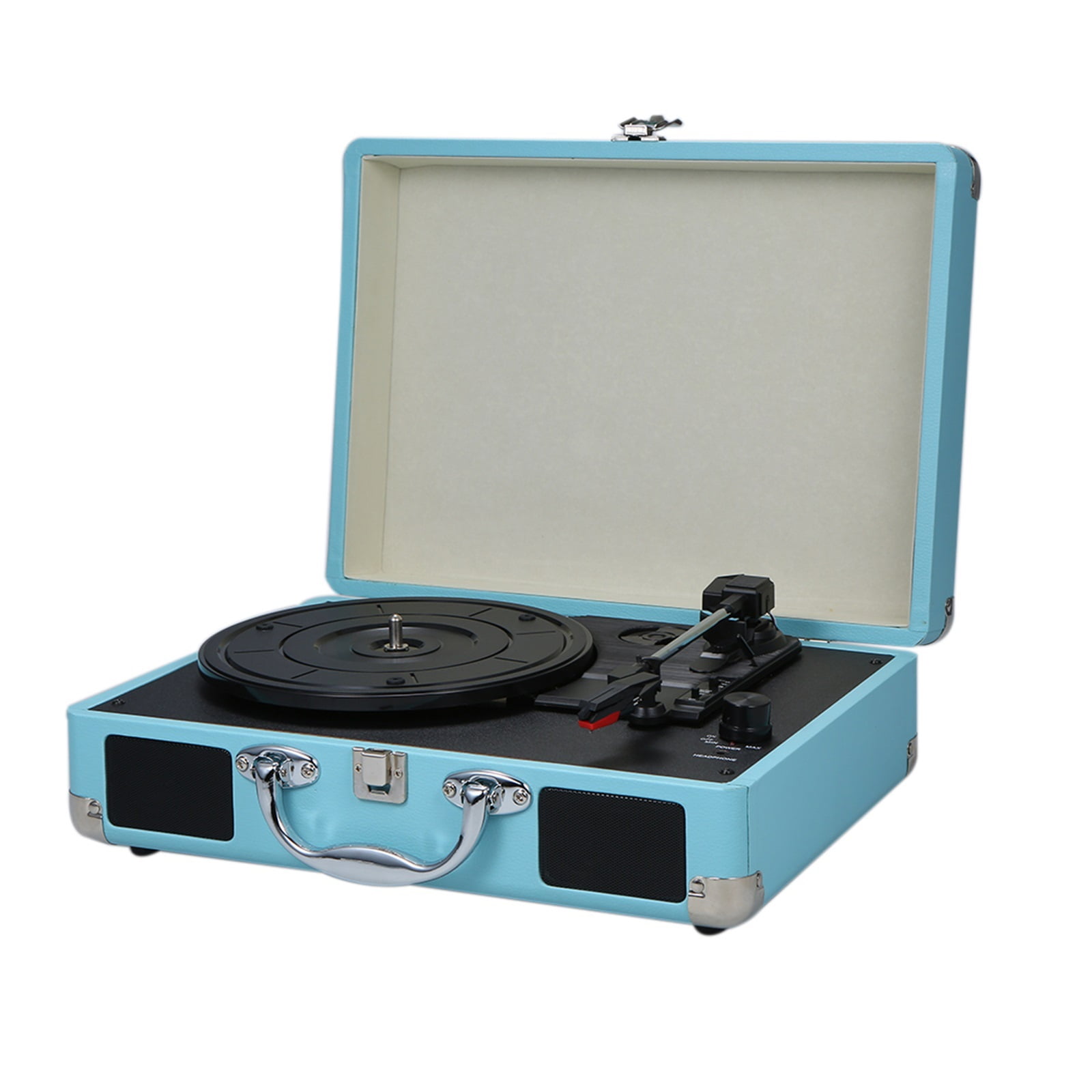 Vintage Portable Phonograph 33/45/78RPM Turntables Vinyl LP Record ...
