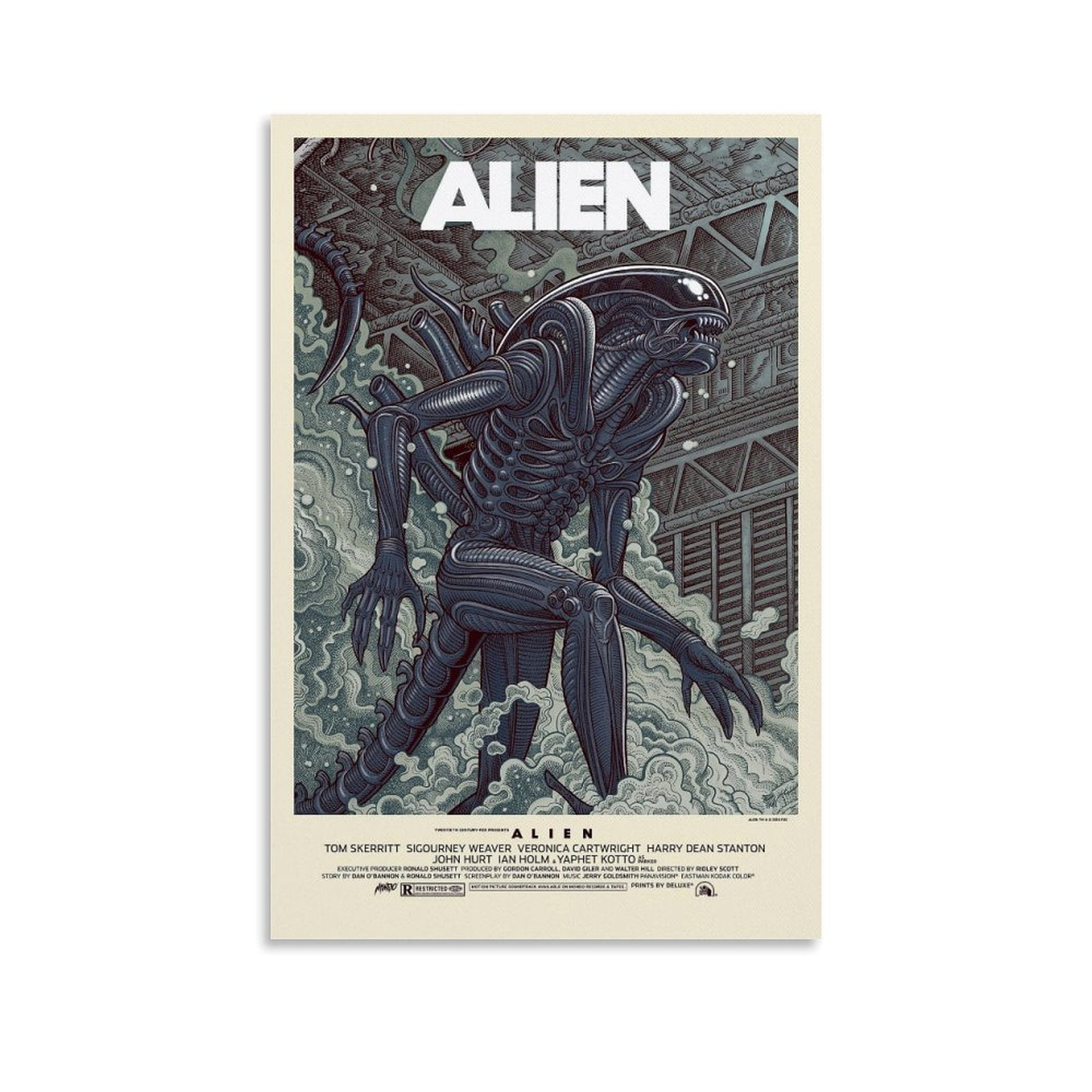 Vintage Poster Aliens Movie Picture Print Wall Art Poster Painting ...