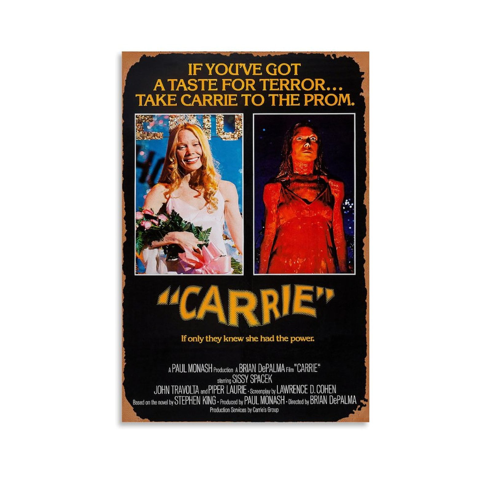 Vintage Poster Carrie (1976) Horror Movie Picture Print Wall Art Poster ...