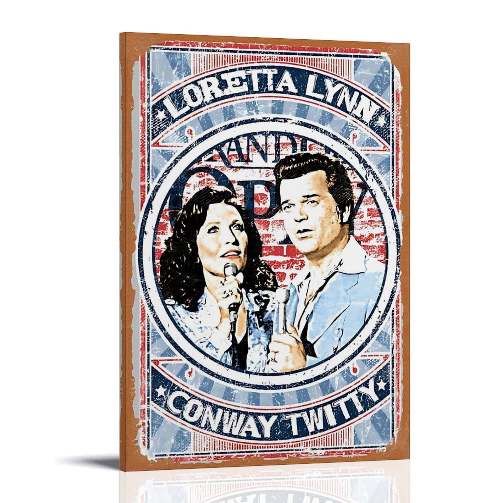 Vintage Poster Conway, Twitty, Loretta, Lynn Picture Print Wall Art ...