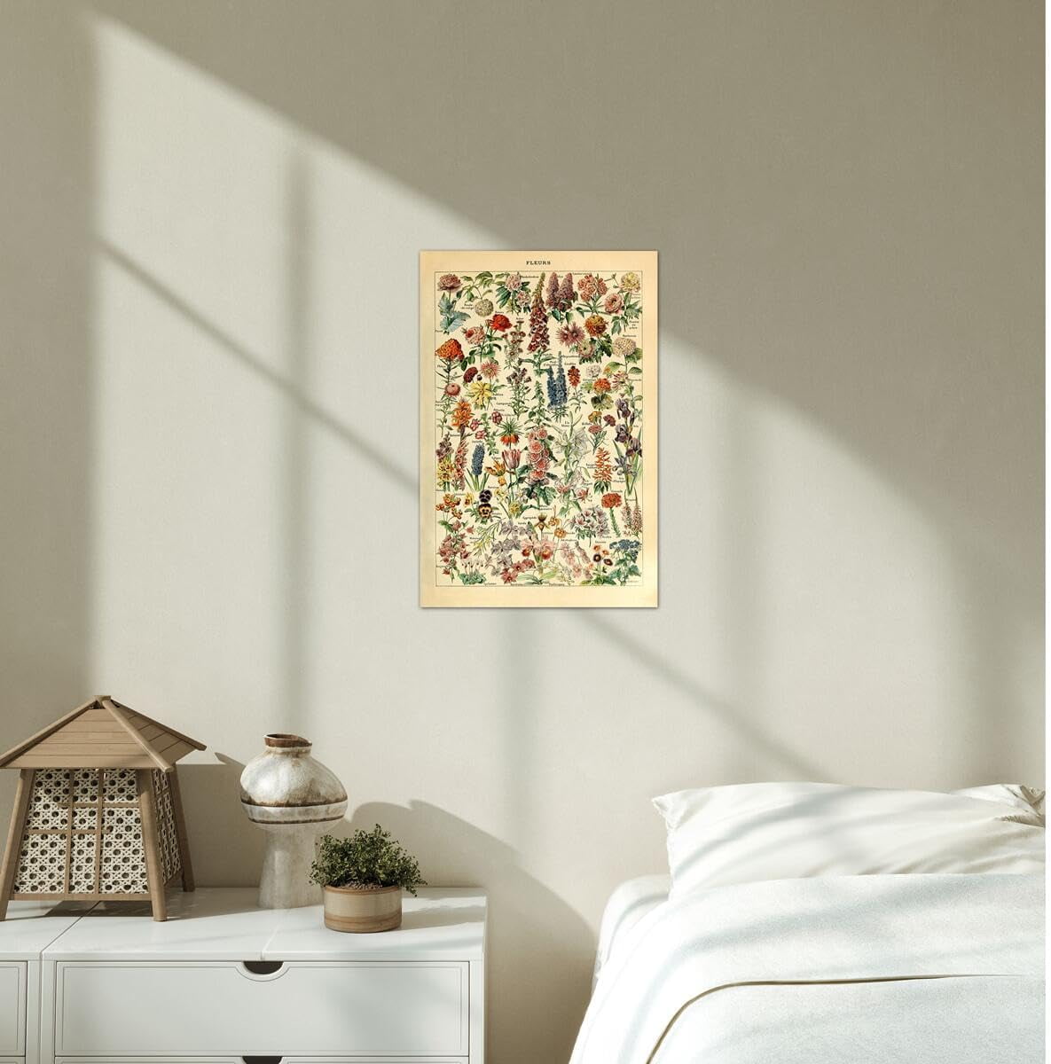 Vintage Poster Print Flower Floral Botanical Collections Garden Flowers ...