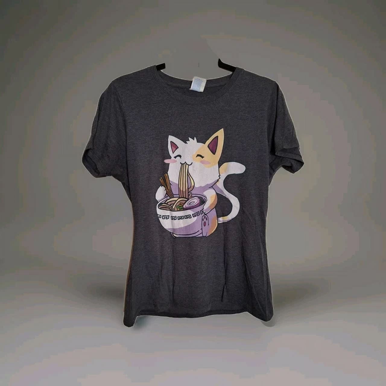 Vintage Price Drop-2 Shirts-Kawaii Neko Ramen Cat Japanese Anime T ...