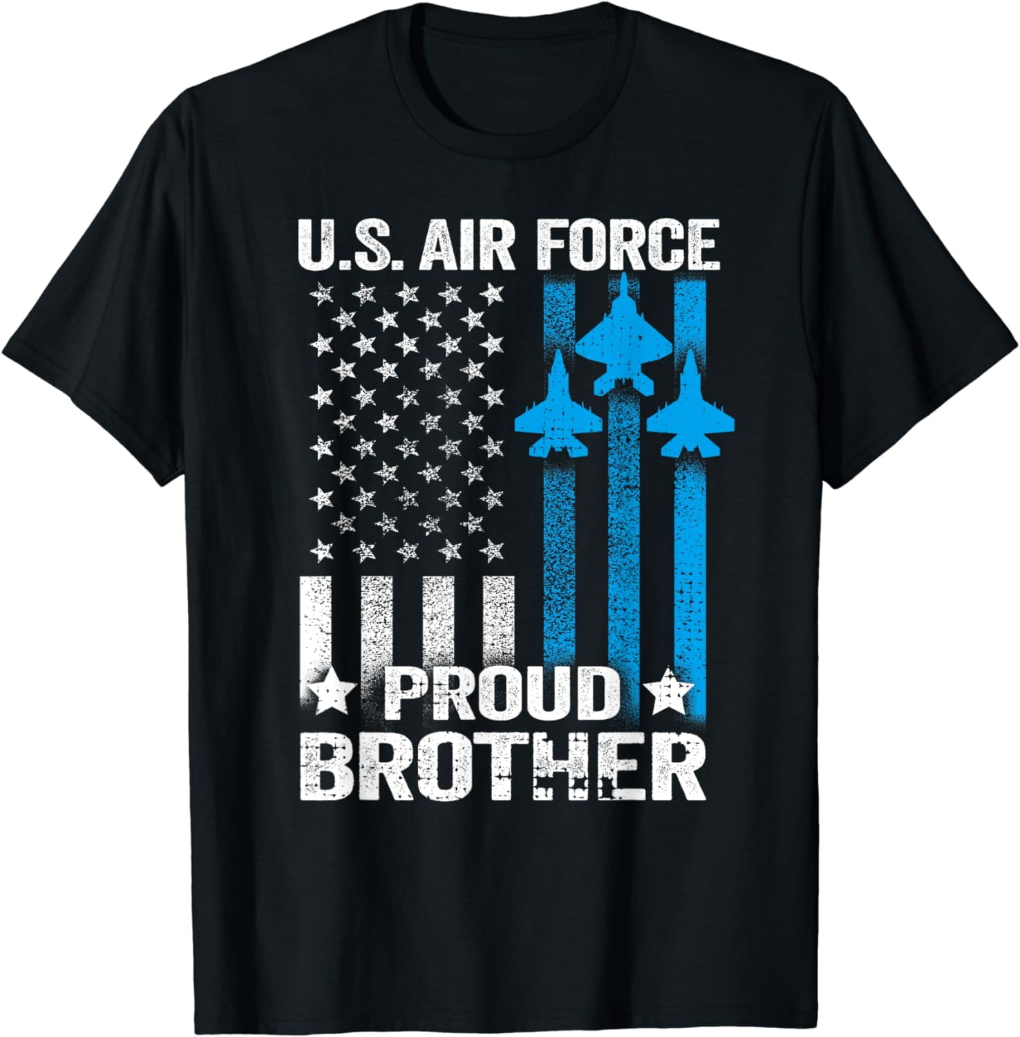 Vintage Proud Brother US Air Force T Shirt - USAF T-Shirt - Walmart.com