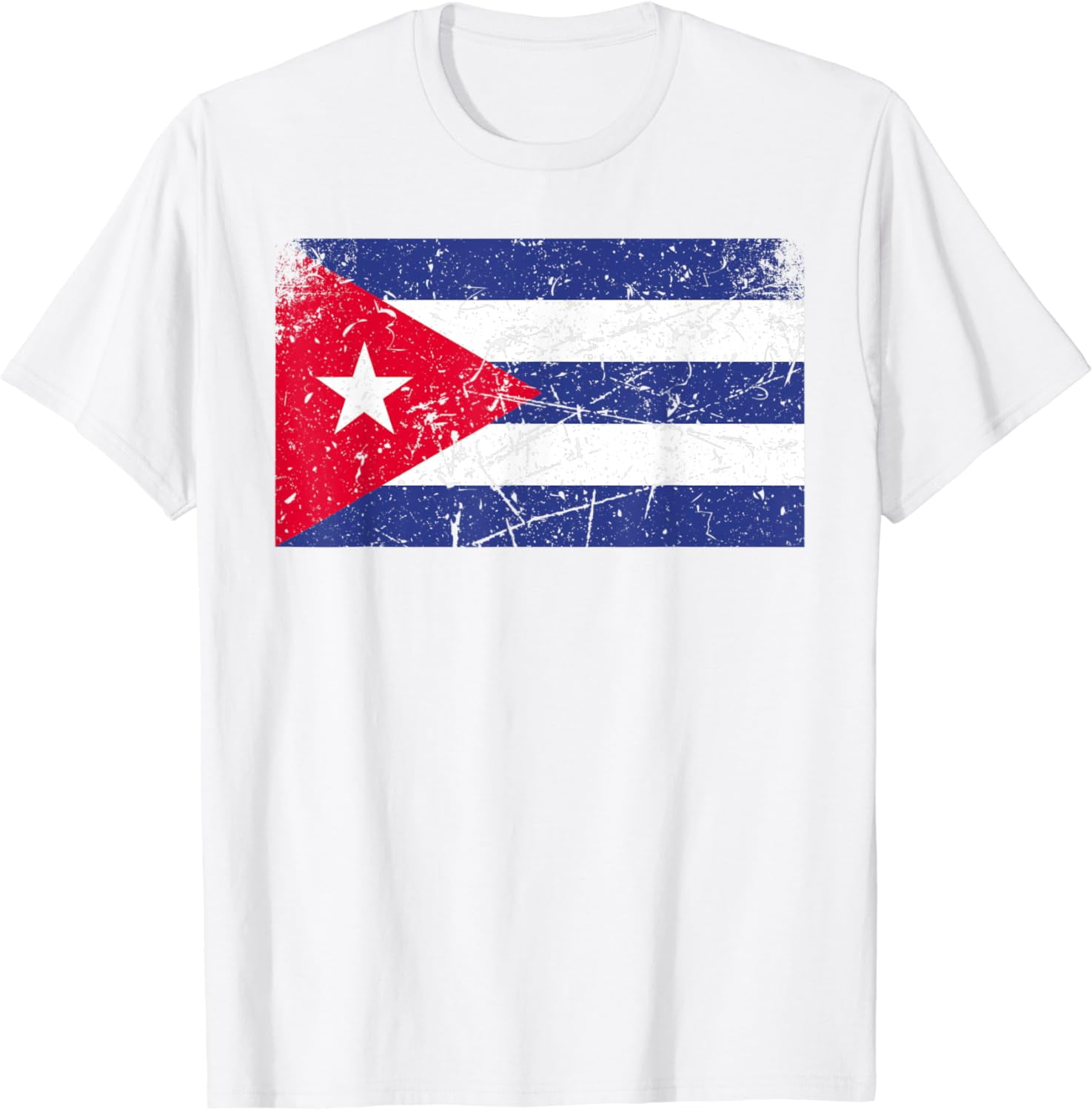 Vintage Proud Cuban American Patriotic and Pride Cuba Flag T-Shirt ...
