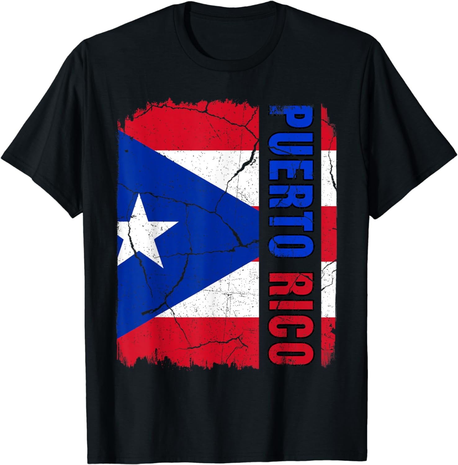 Vintage Puerto Rican Flag Puerto Rico Pride Roots Heritage Cotton T ...