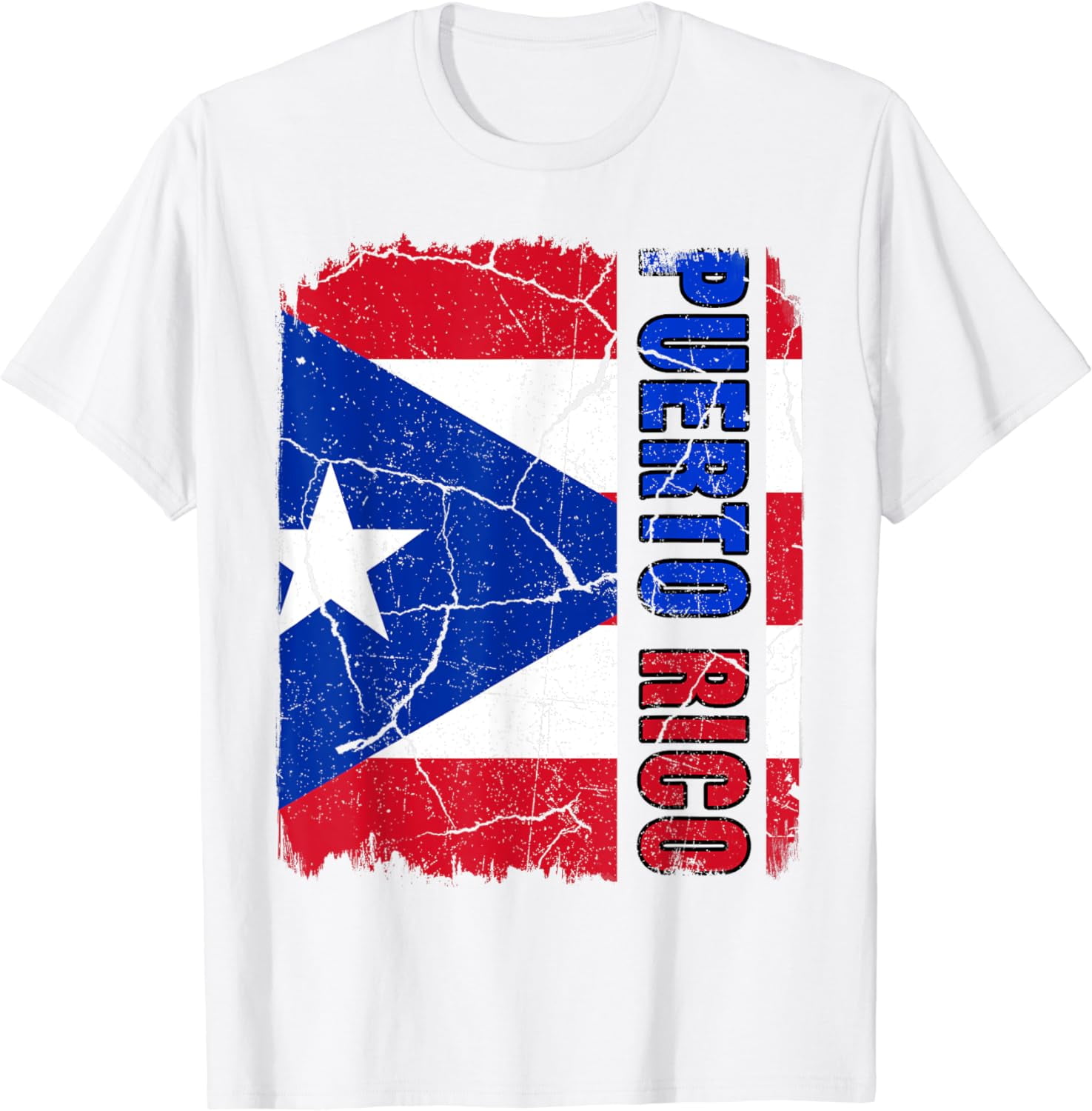 Vintage Puerto Rican Flag Puerto Rico Pride Roots Heritage T-Shirt ...