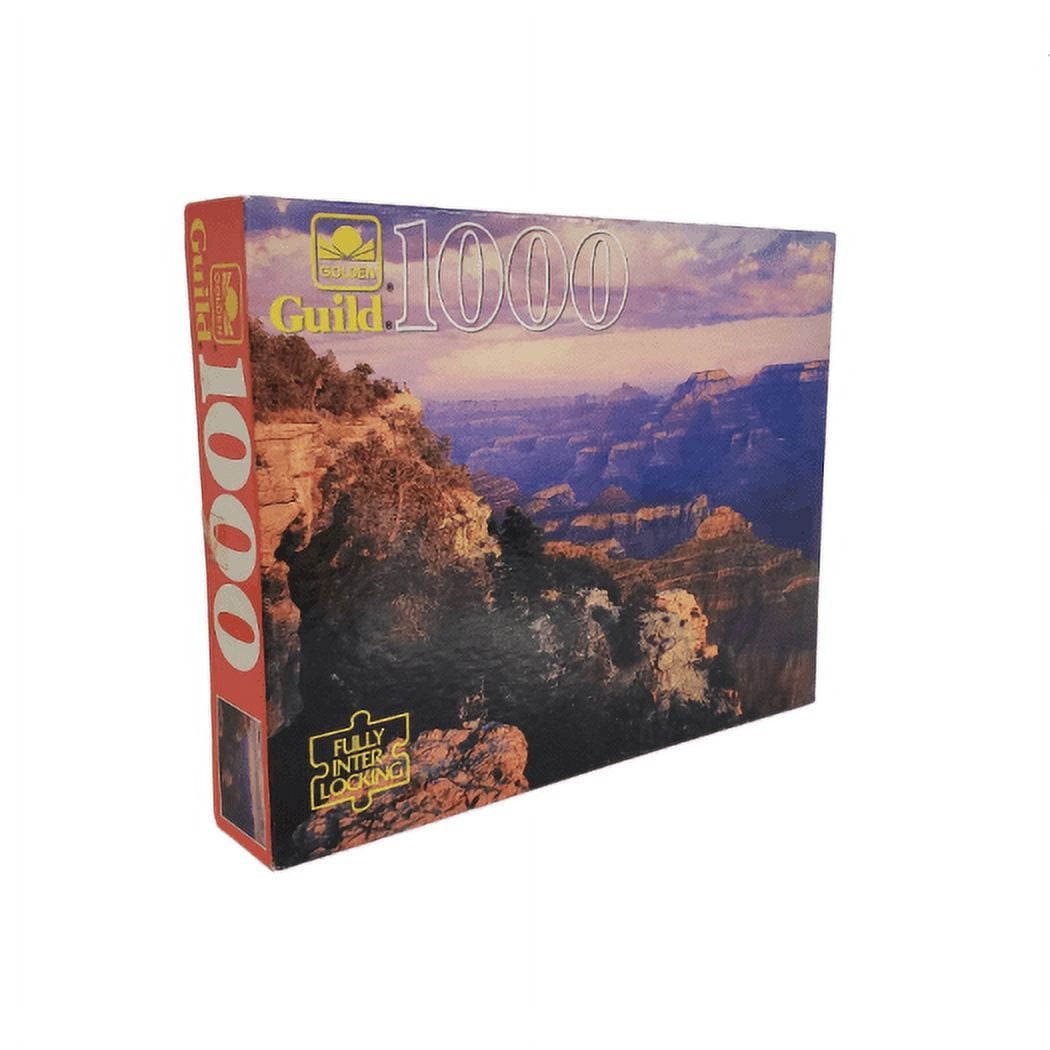 Vintage Puzzle Golden Guild 1000 Piece Jigsaw Grand Canyon 21.5 x 27.5 ...
