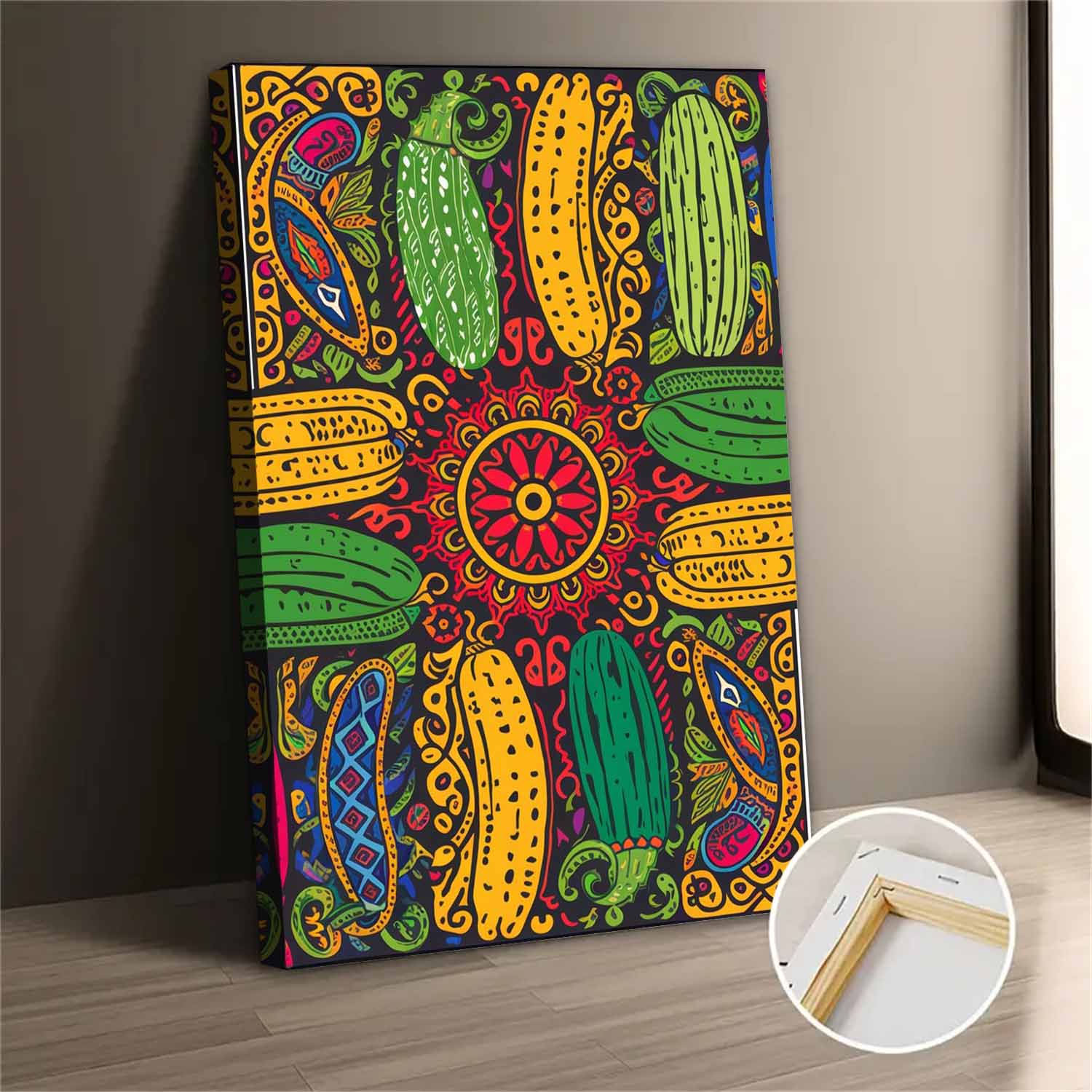 Vintage Queen Of Spades Abstract Canvas Wall Art - Walmart.com