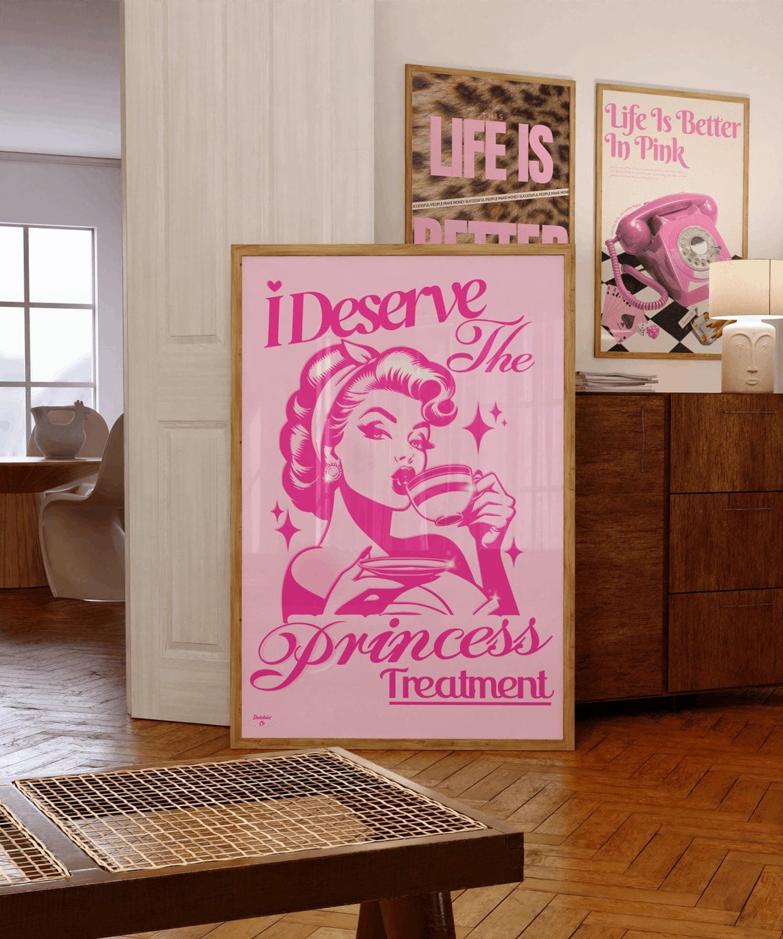 Vintage Quote Magazine Cover Girly Wall Art, Unframed Canvas Size 12x18 ...