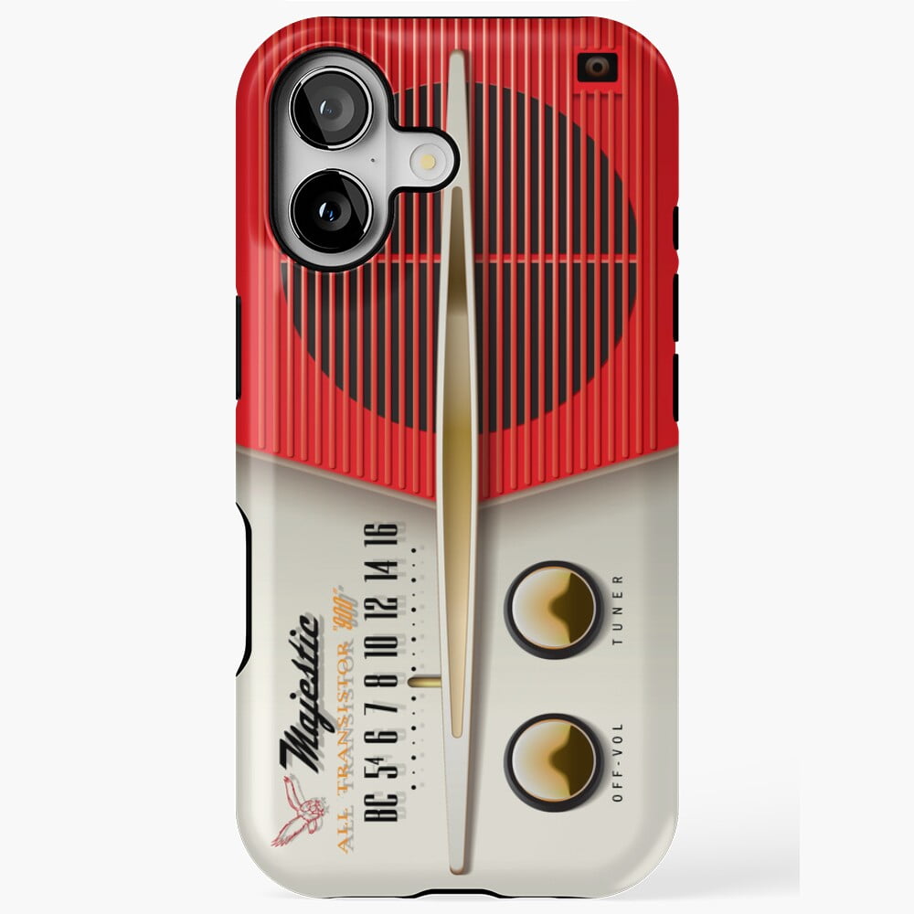 Vintage Radio Cool 60s Retro Classic Music Device Art Case with iPhone ...