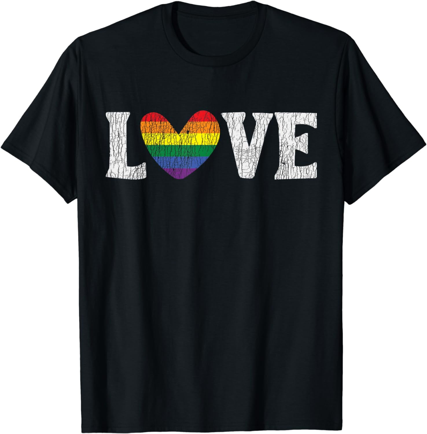 Vintage Rainbow Love Proud Family Matching Gay Lesbian LGBTQ T-Shirt ...