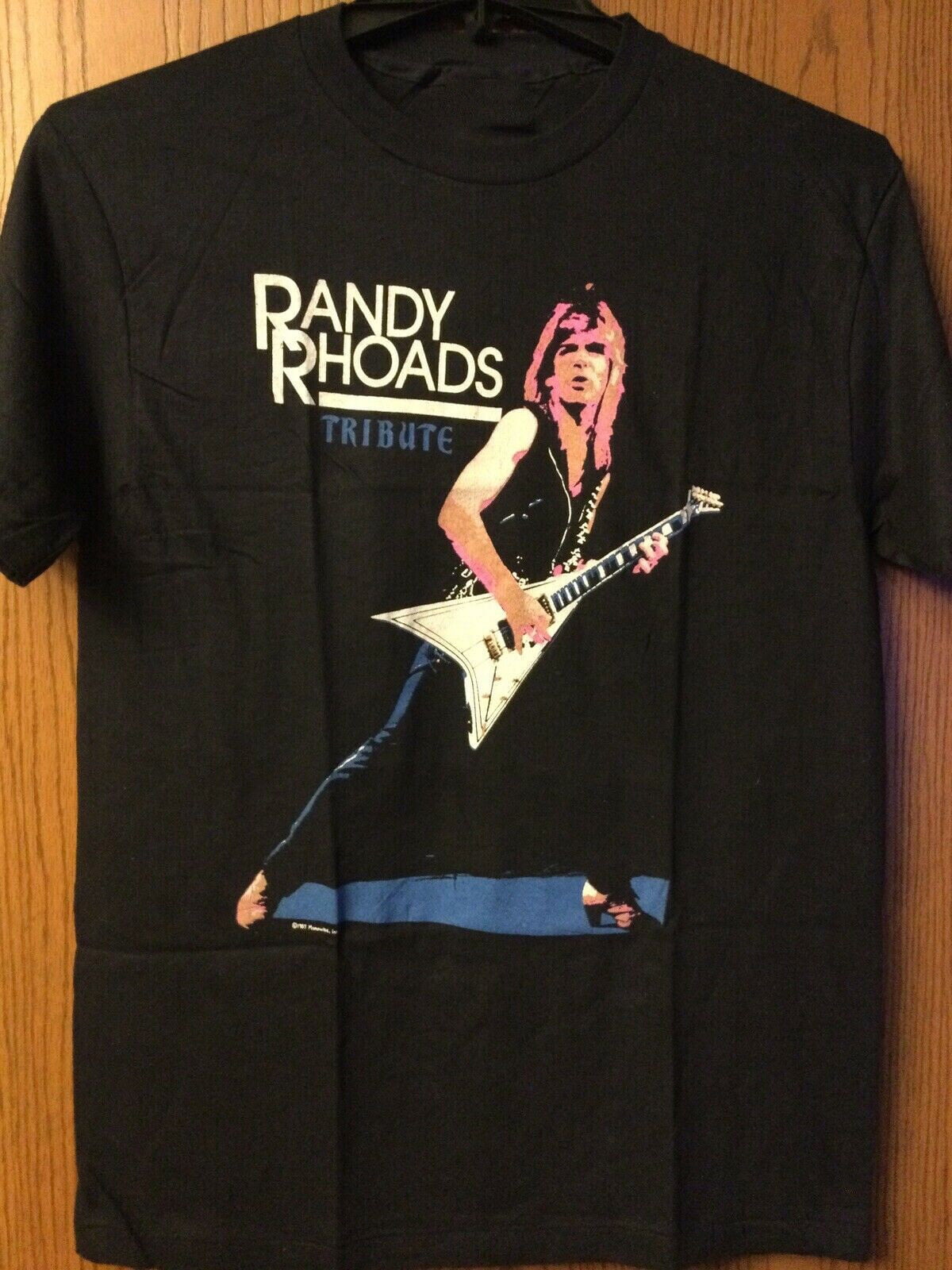 Vintage Randy Rhoads Tribute-1987 T-Shirt Classic Black Unisex S-234XL ...