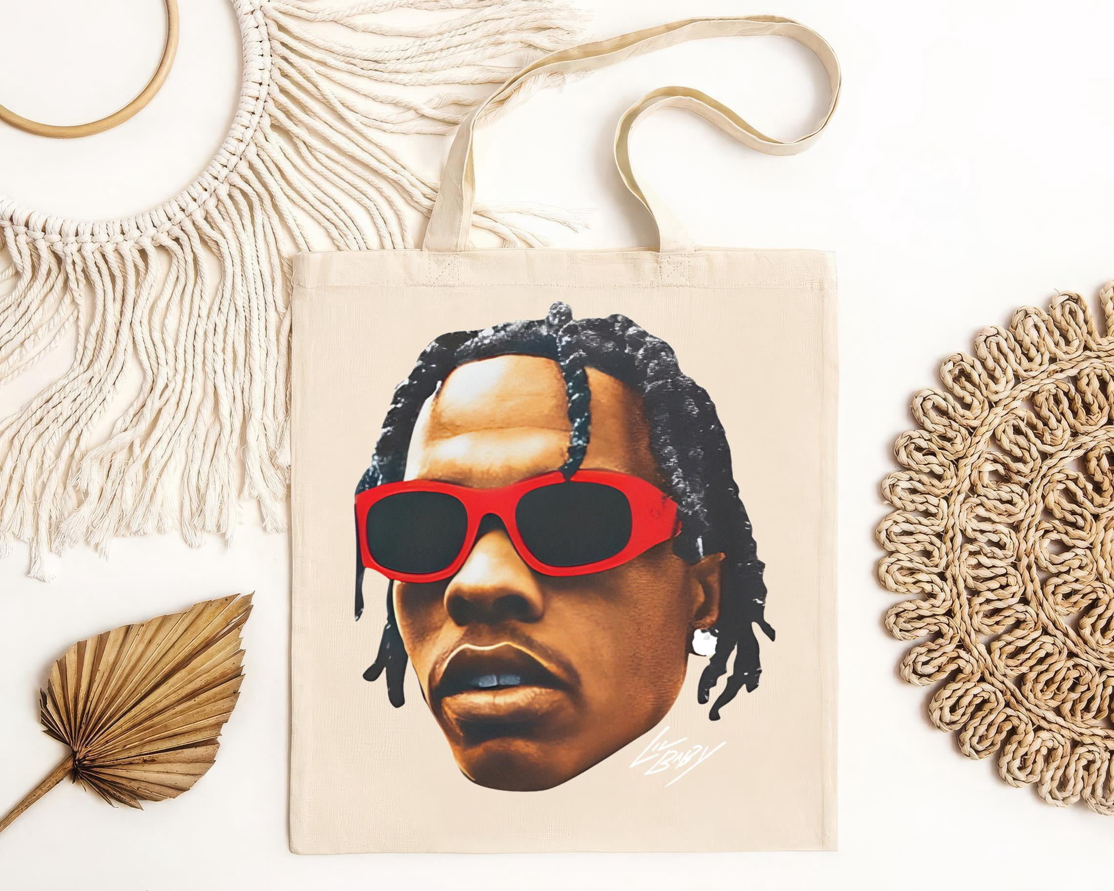 Vintage Rap Lil Baby, Hip Hop Graphic Print Tote Bag, Merch T Bag Lil ...