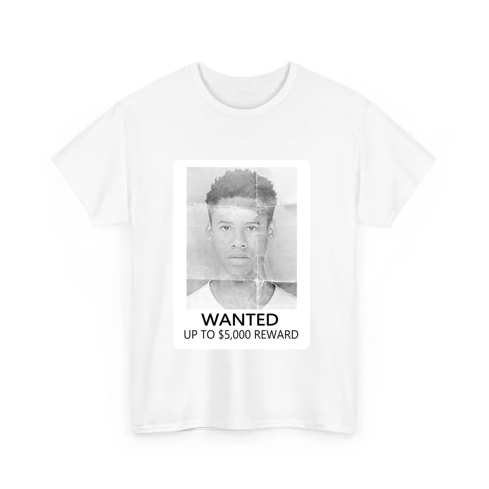 Vintage Rapper Wanted Poster Shirt, Trendy Streetwear Hip Hop Graphic ...