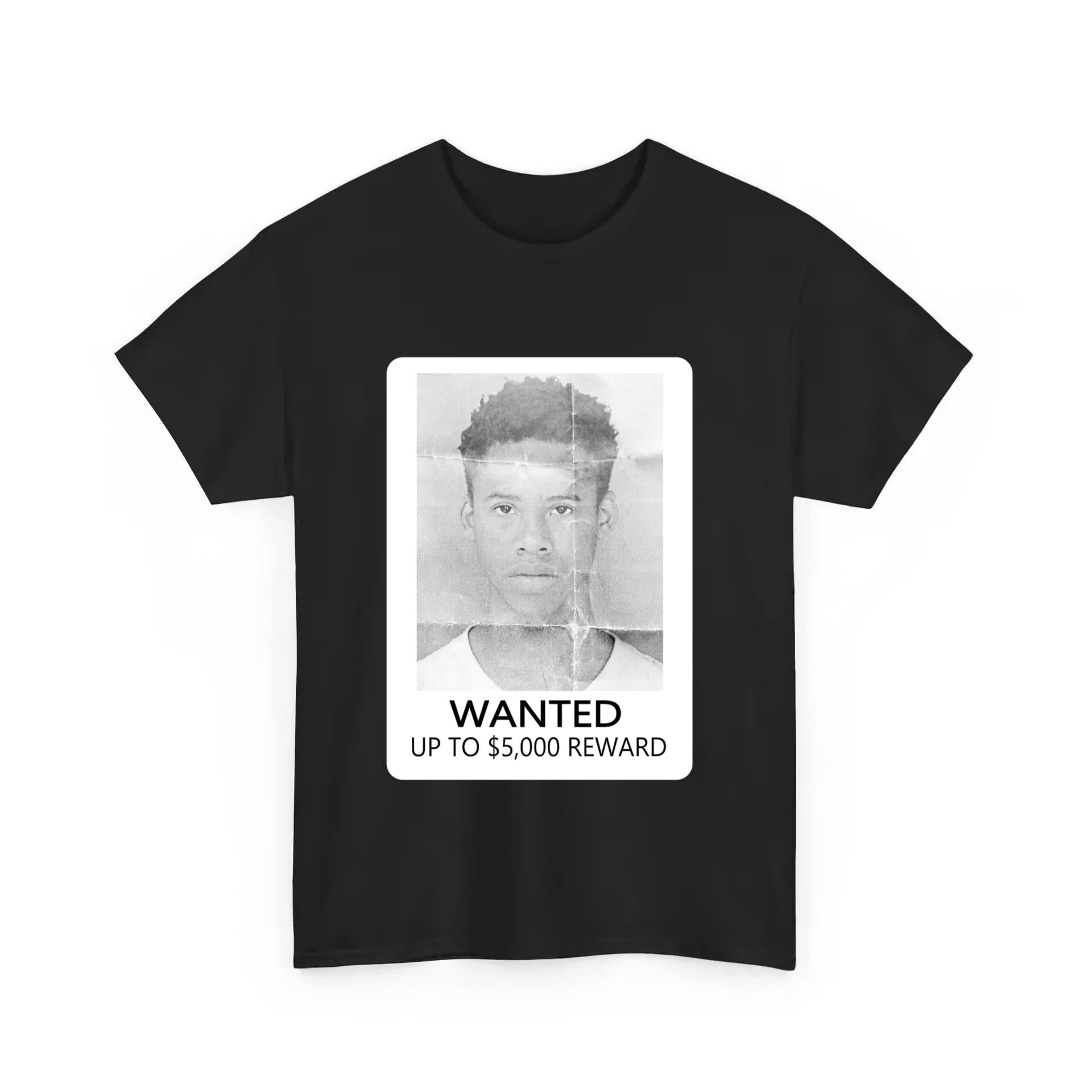 Vintage Rapper Wanted Poster Shirt, Trendy Streetwear Hip Hop Graphic ...