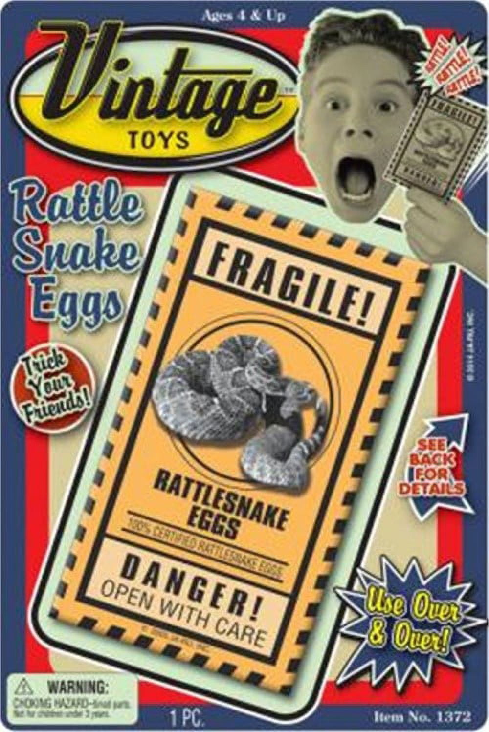 Vintage Rattlesnake Eggs, PartNo 1372, by Ja-Ru Inc., Toys, Rack Toys ...