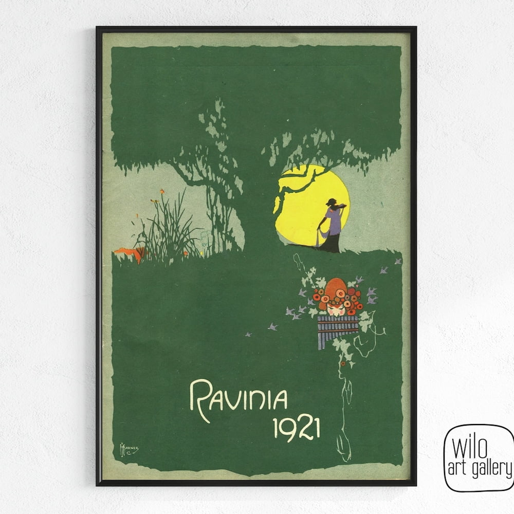 Vintage Ravinia Festival Poster, , 1920S Festival Poster, 1920S Poster ...