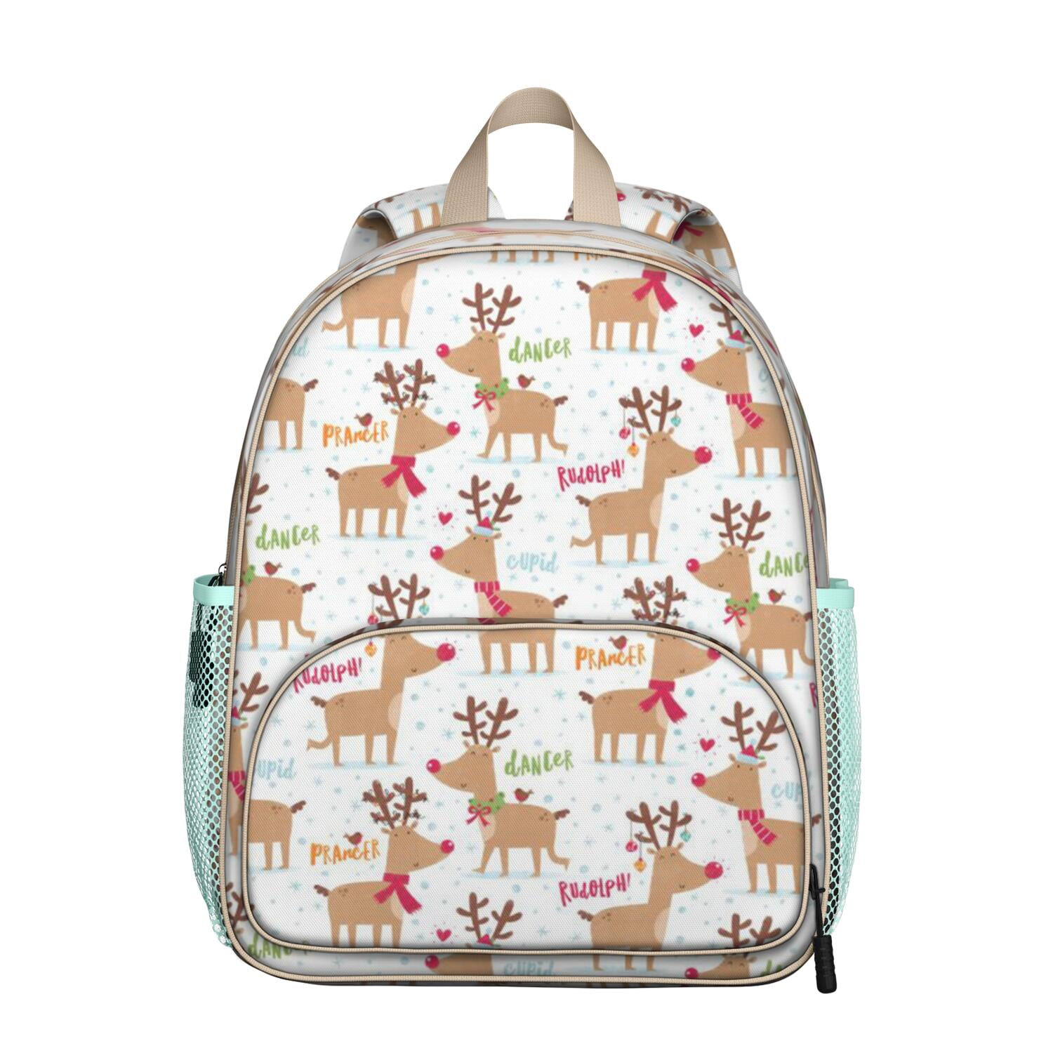Vintage Reindeer Student Backpack – Nordic Forest Art Design With ...