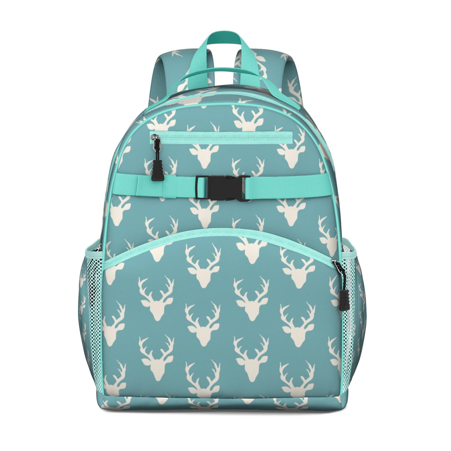Vintage Reindeer Students Backpack Featuring Ethnic Nordic Woodland ...