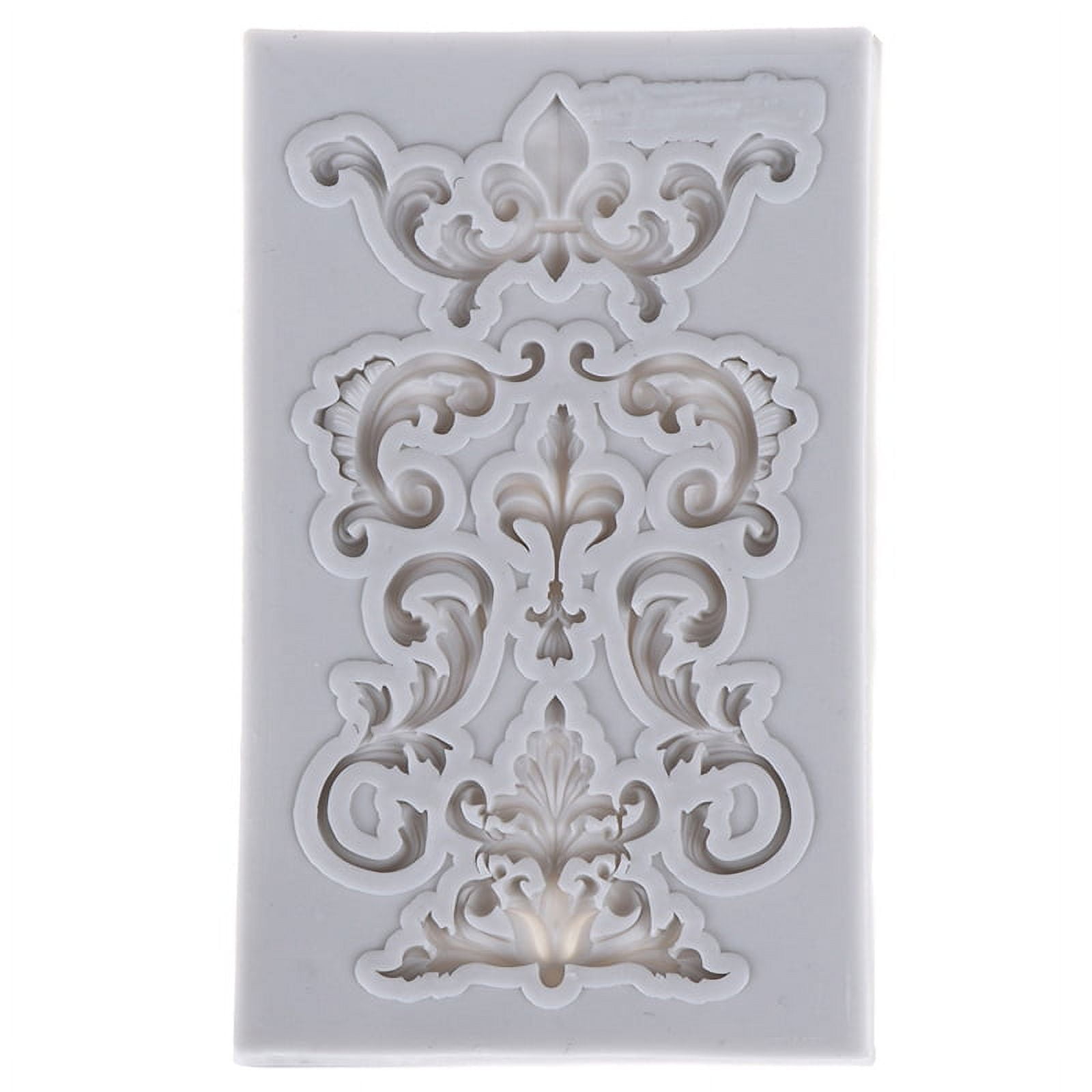 Vintage Relief Border Silicone Mold Scroll Fondant Molds Cake ...