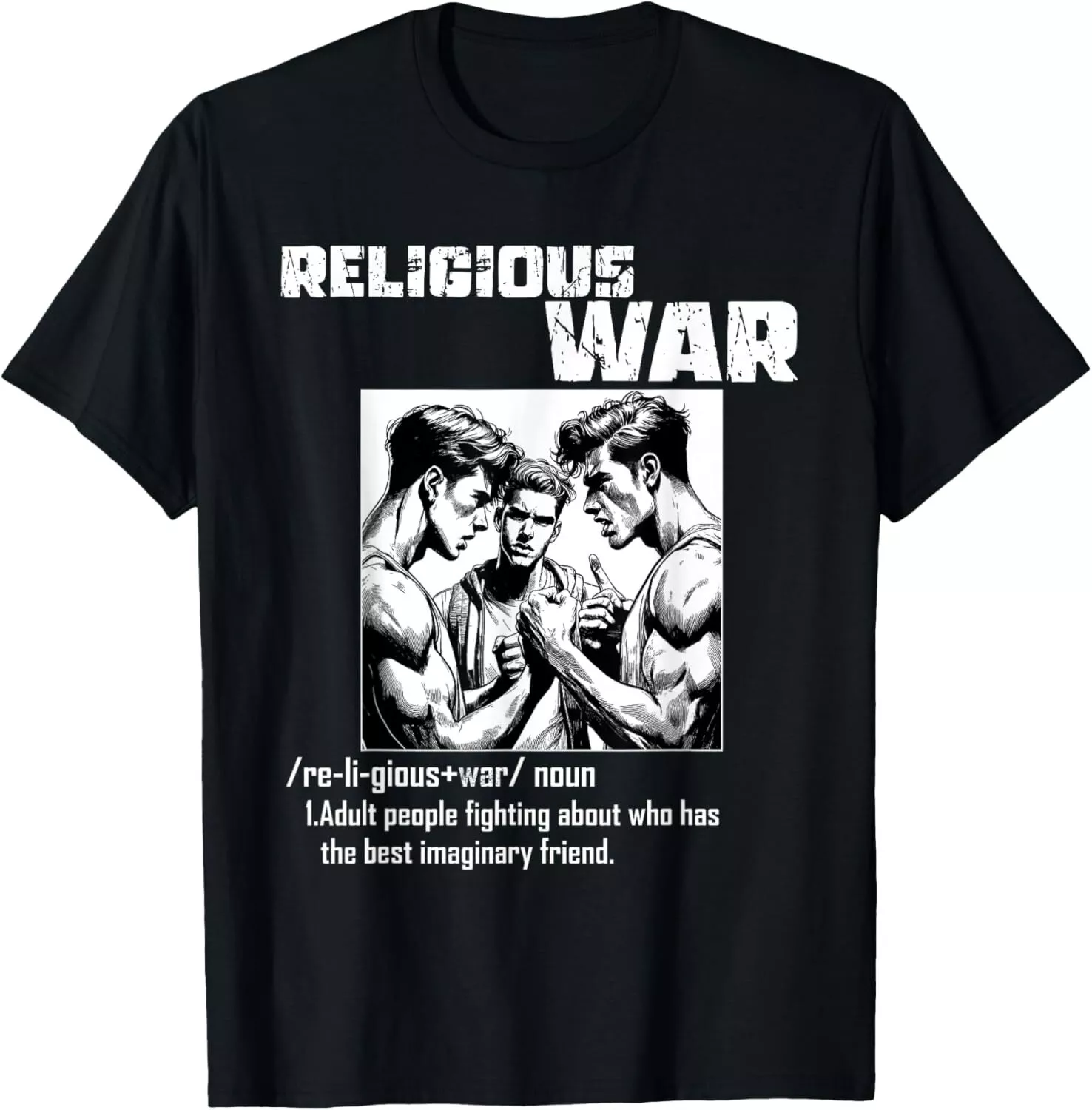 Vintage Religious War Definition Anti-religious Activist Unisex T-Shirt ...