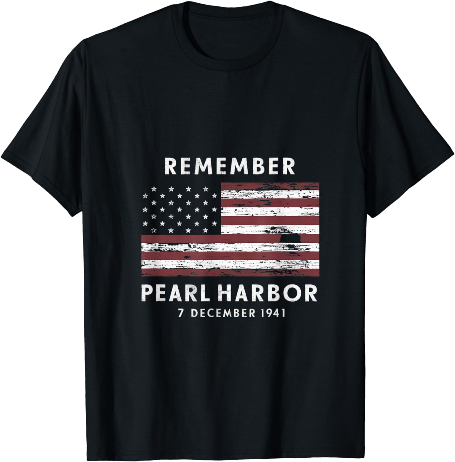 Vintage Remember Pearl Harbor Memorial Day December 7th 1941 T-Shirt ...