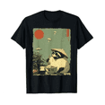 Vintage Resto Japanese Animal Ramen Alien Funny Animal Shirt - Walmart.com