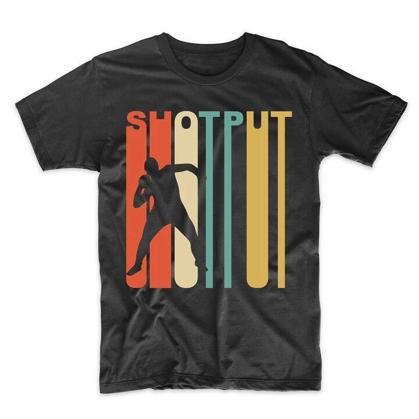 Vintage Retro 1970's Style Shot Put Track And Field T-Shirt - Walmart.com