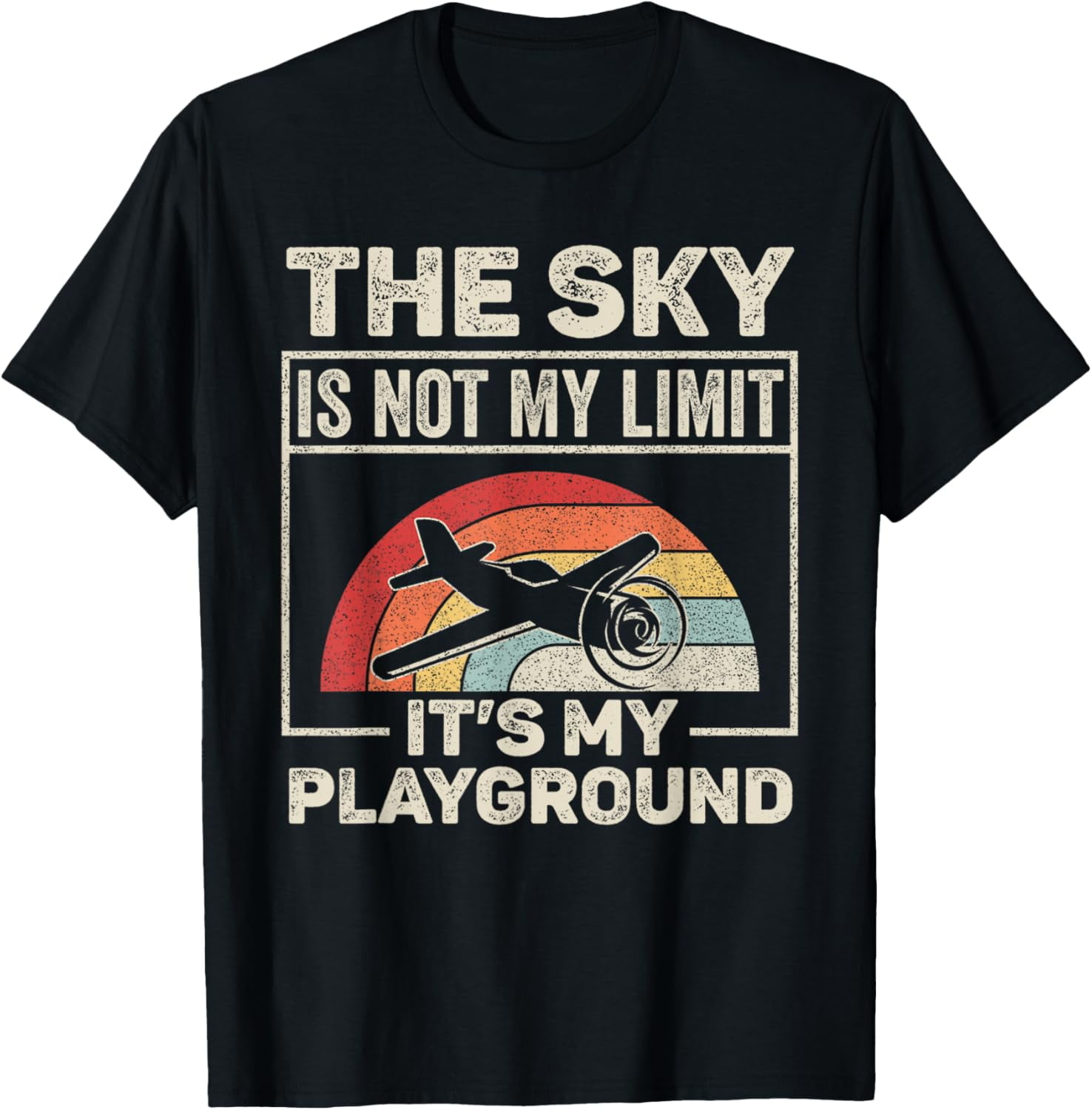 Vintage Retro Airplane Aviation Pilot Aircraft Aeroplane T-Shirt ...