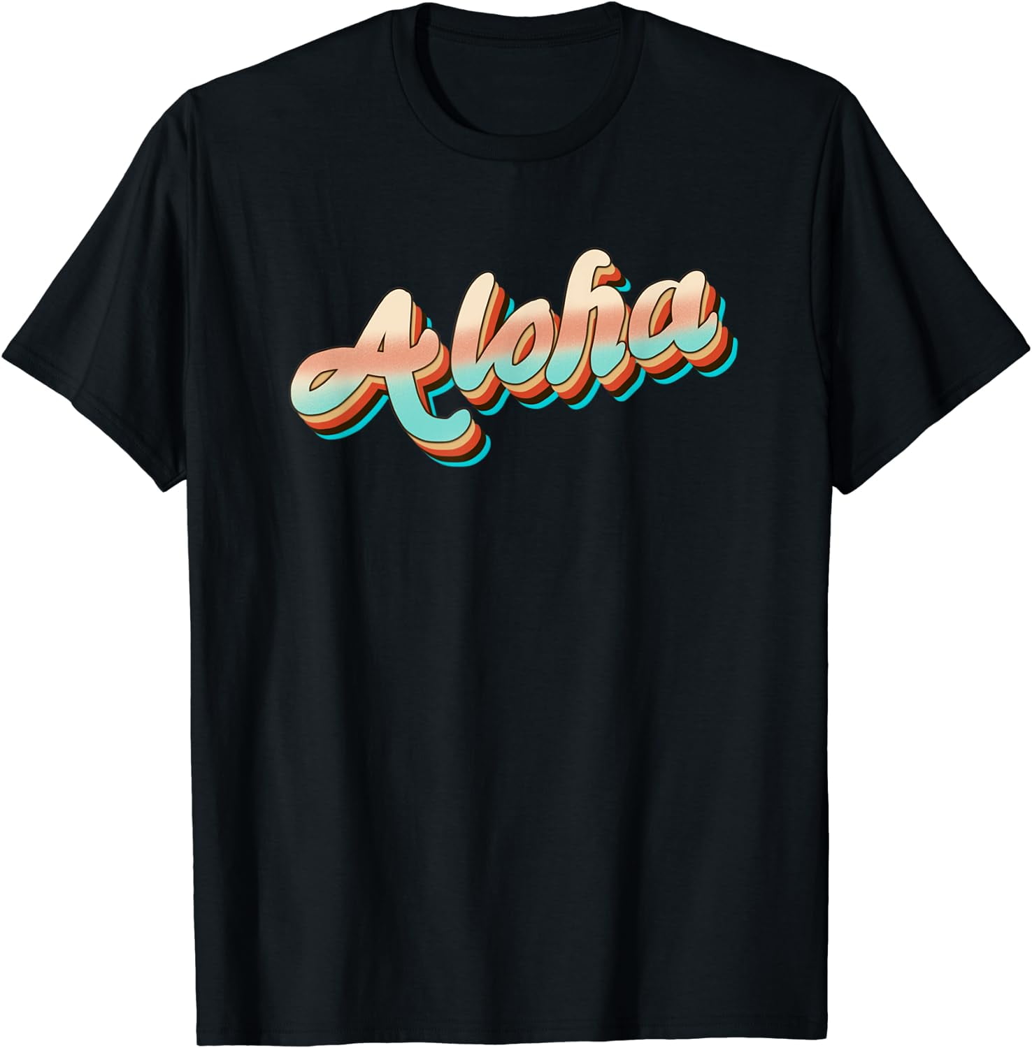 Vintage Retro Aloha Hawaii 70s T-Shirt - Walmart.com