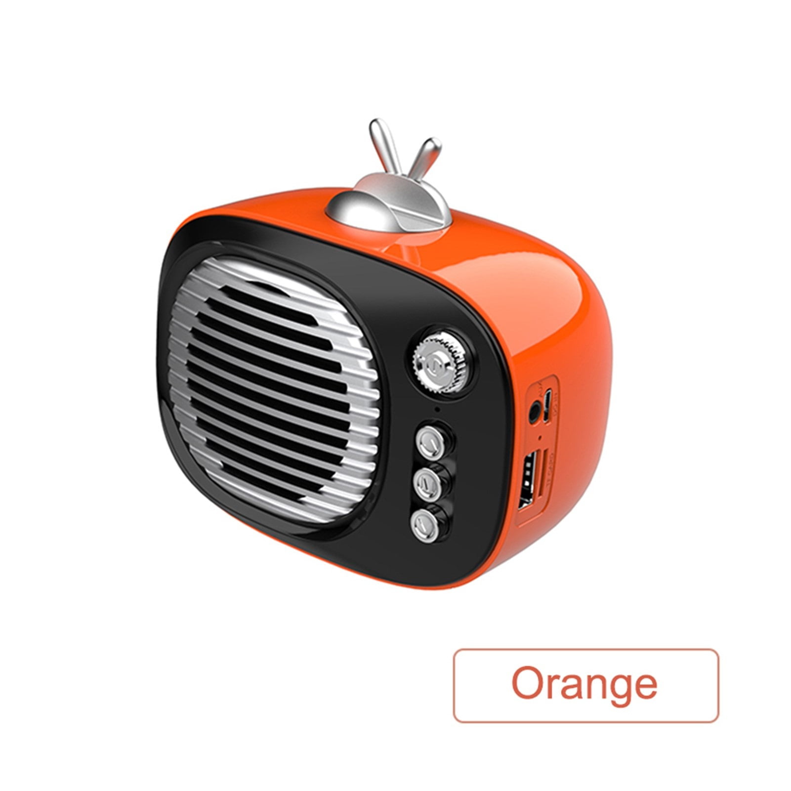 Vintage Retro Bluetooth Speaker FM Radio Classic Old Style Supports AUX ...