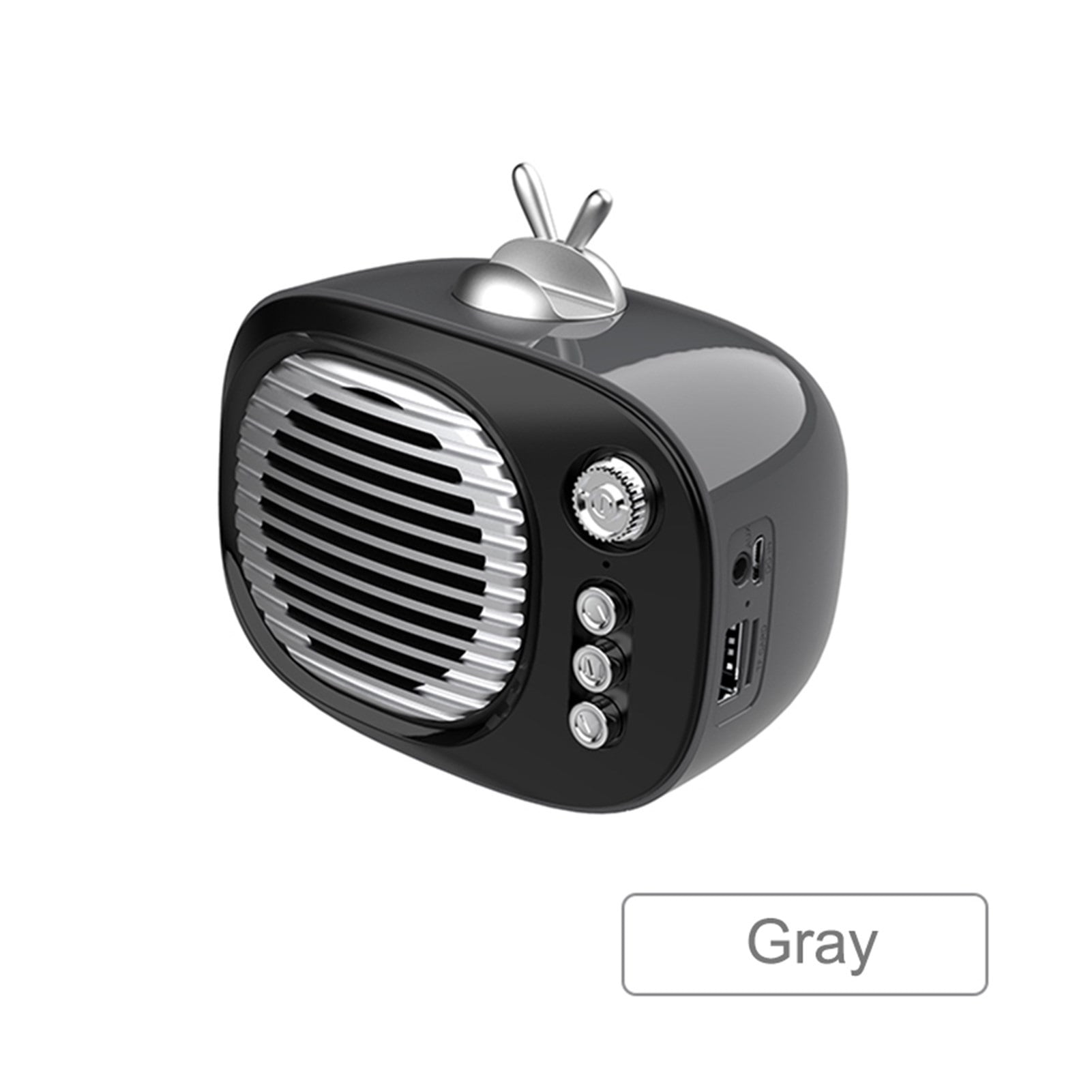 Vintage Retro Bluetooth Speaker FM Radio Classic Old Style Supports AUX ...