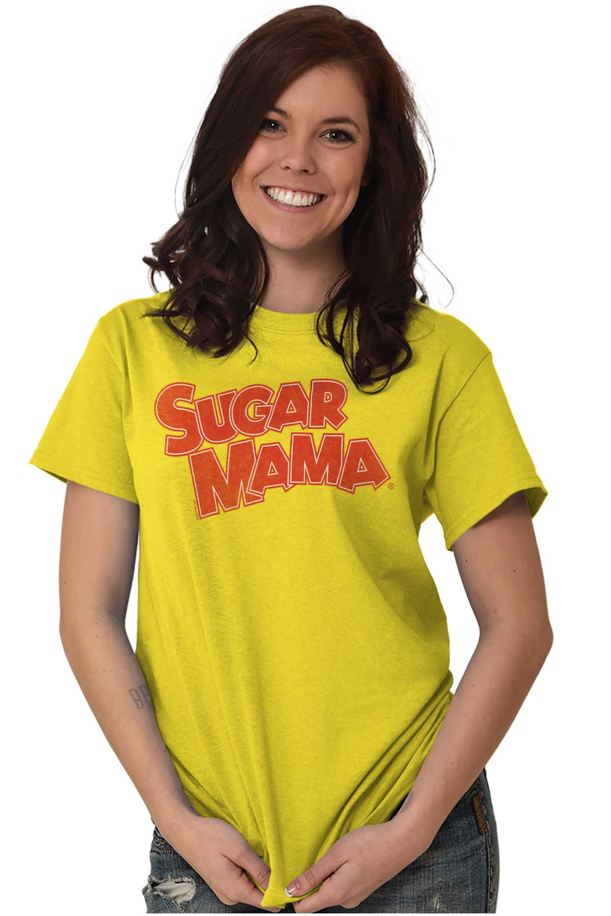 Vintage Retro Candy Sugar Mama Logo Women's Graphic T Shirt Tees Brisco ...