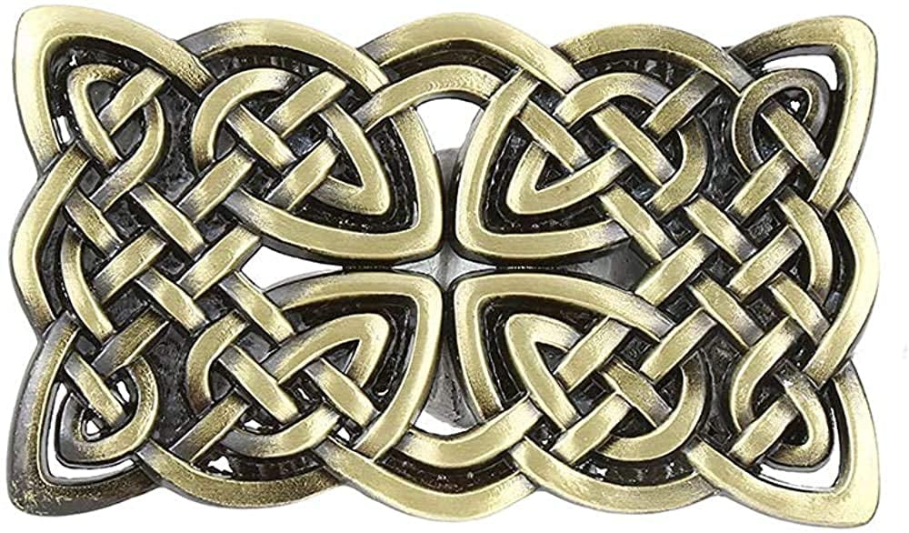 Vintage Retro Celtic Knot Belt Buckle for Men Simple Cowboy Belt Buckle ...