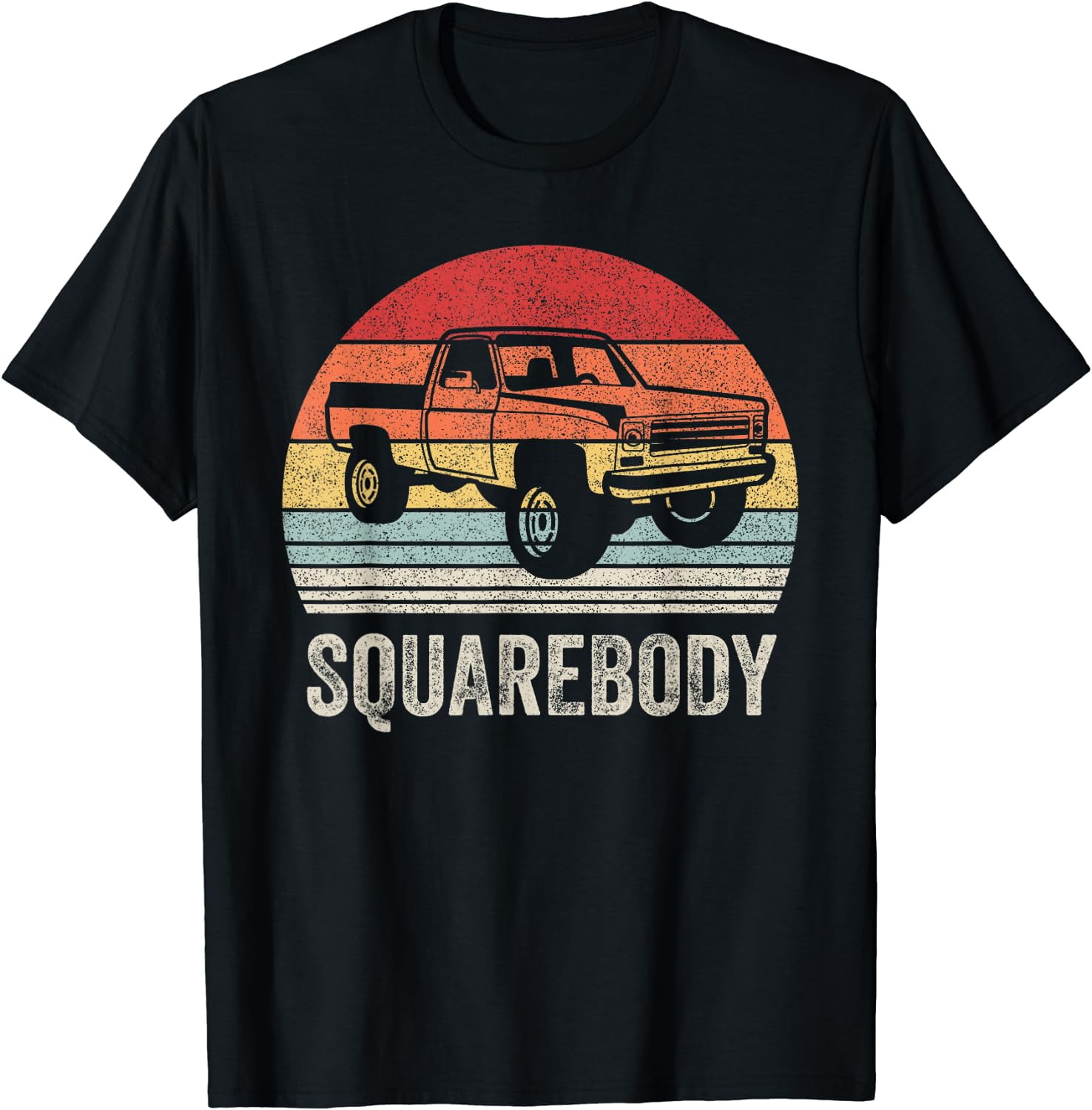 Vintage Retro Classic Square Body Squarebody Truck T-Shirt - Walmart.com