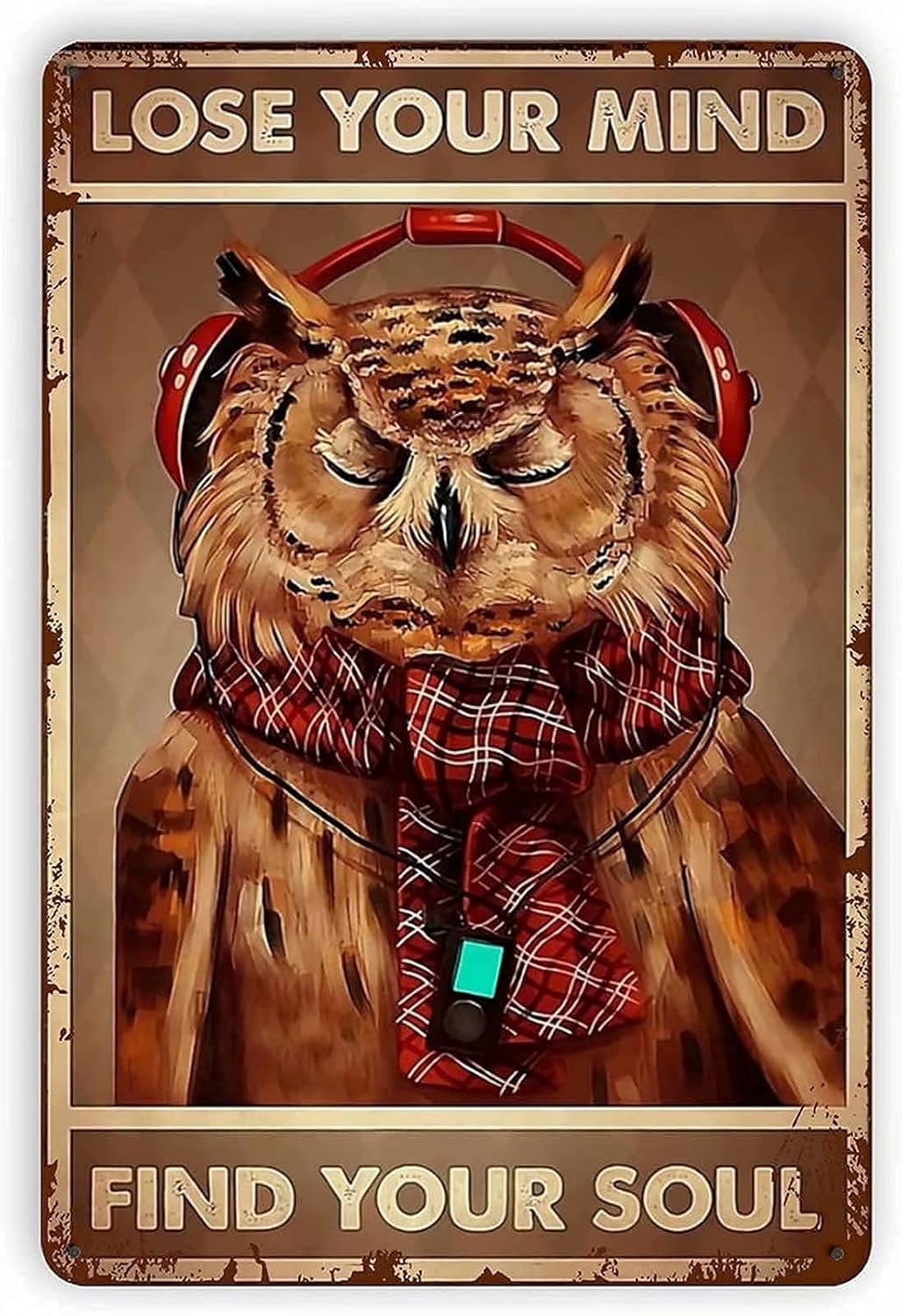Vintage Retro Collectible tin Sign - Lose Your Mind -Wall Decoration ...